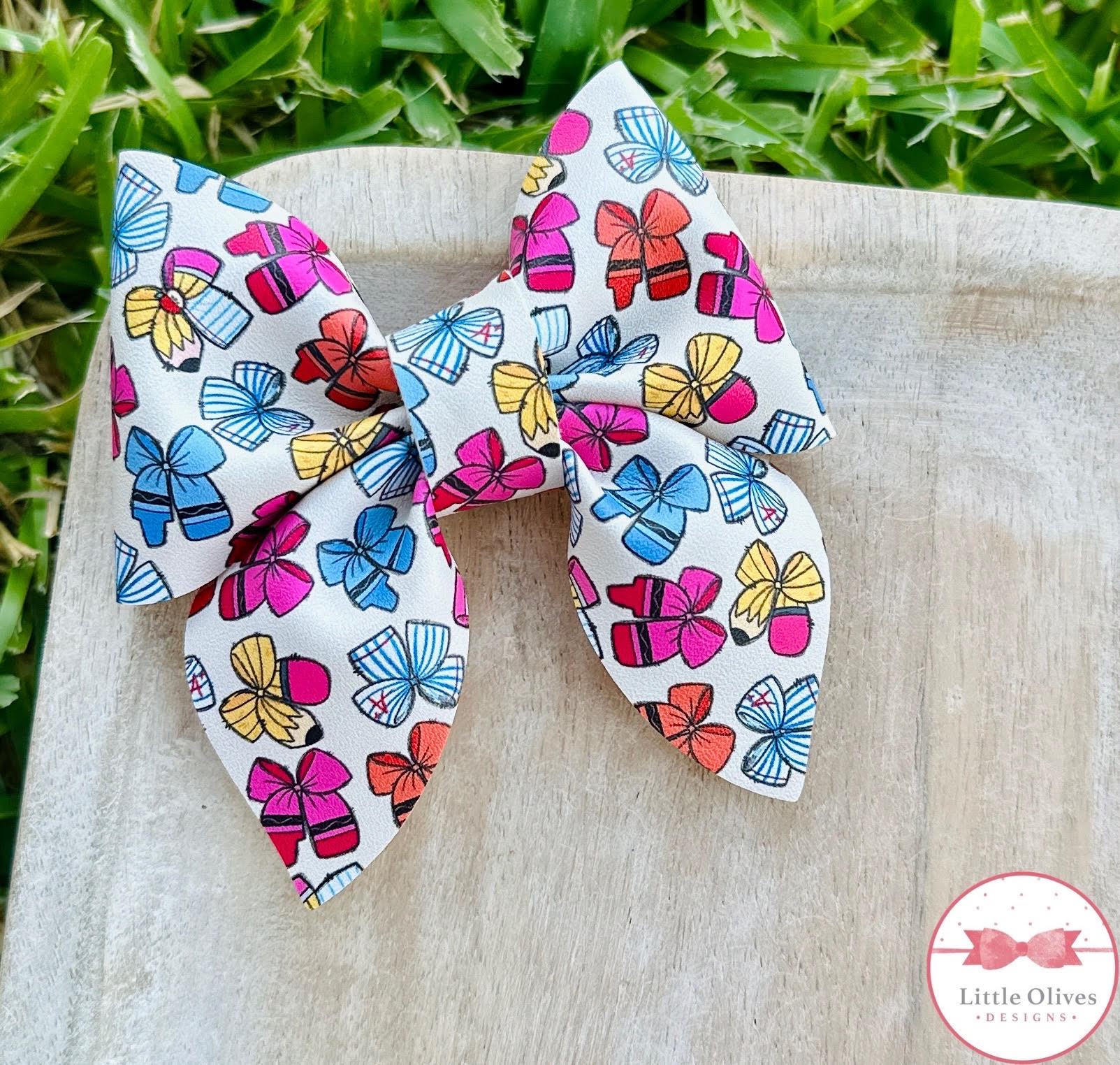 SCHOOL BOWS SAILOR BOW – Little Olives Designs, LLC