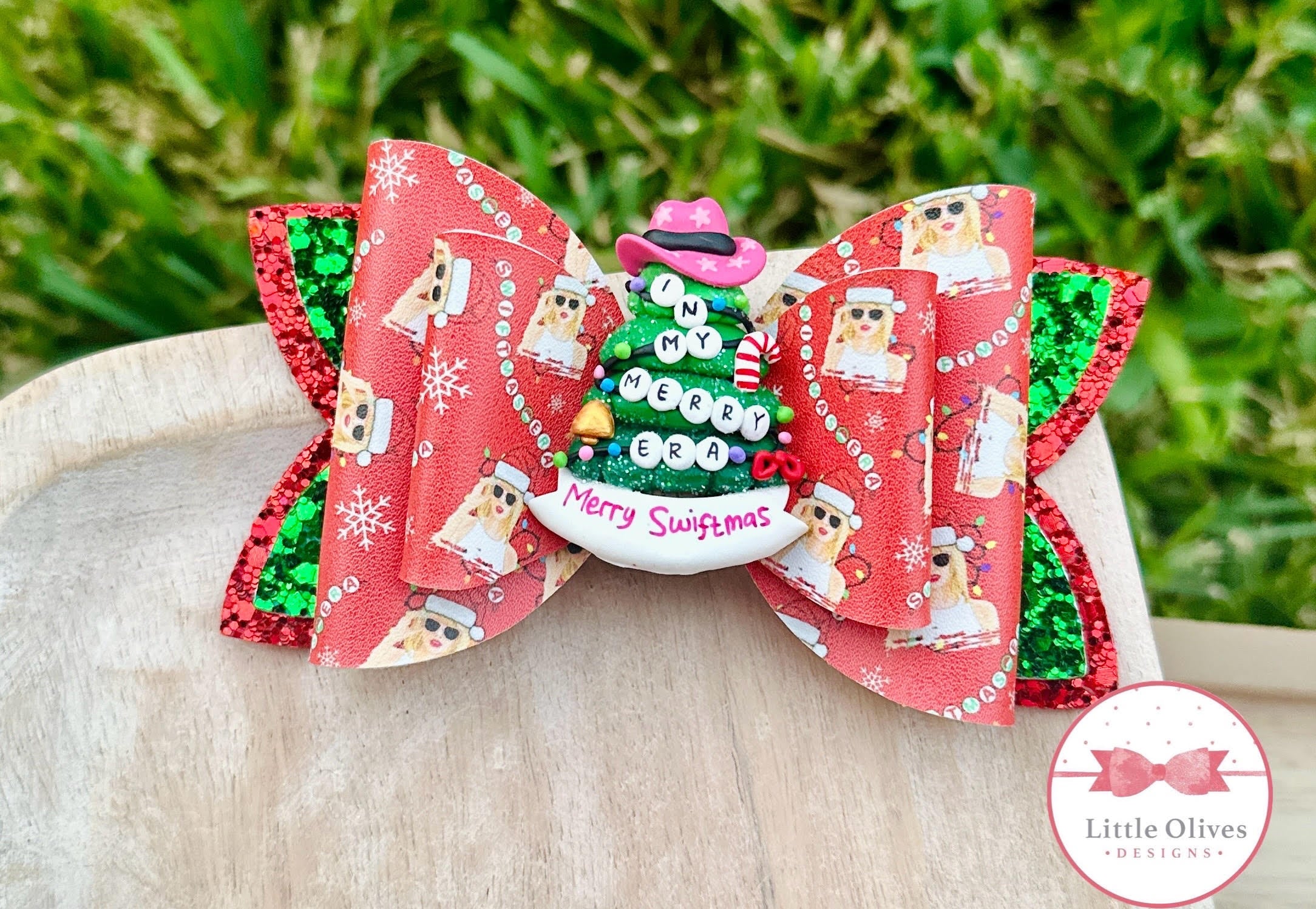 IN MY SWIFTIE ERA CLAY BOW – Little Olives Designs, LLC