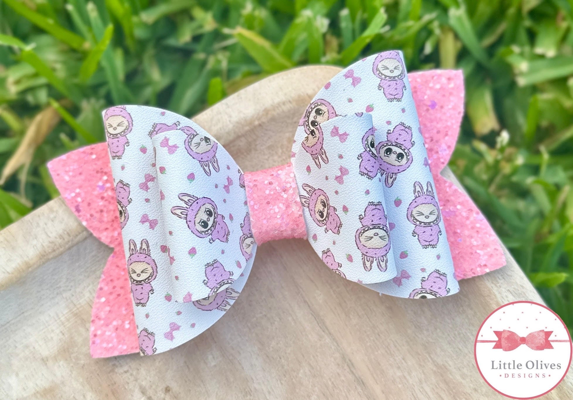 LABUBU DOLL PINK BOW – Little Olives Designs, LLC
